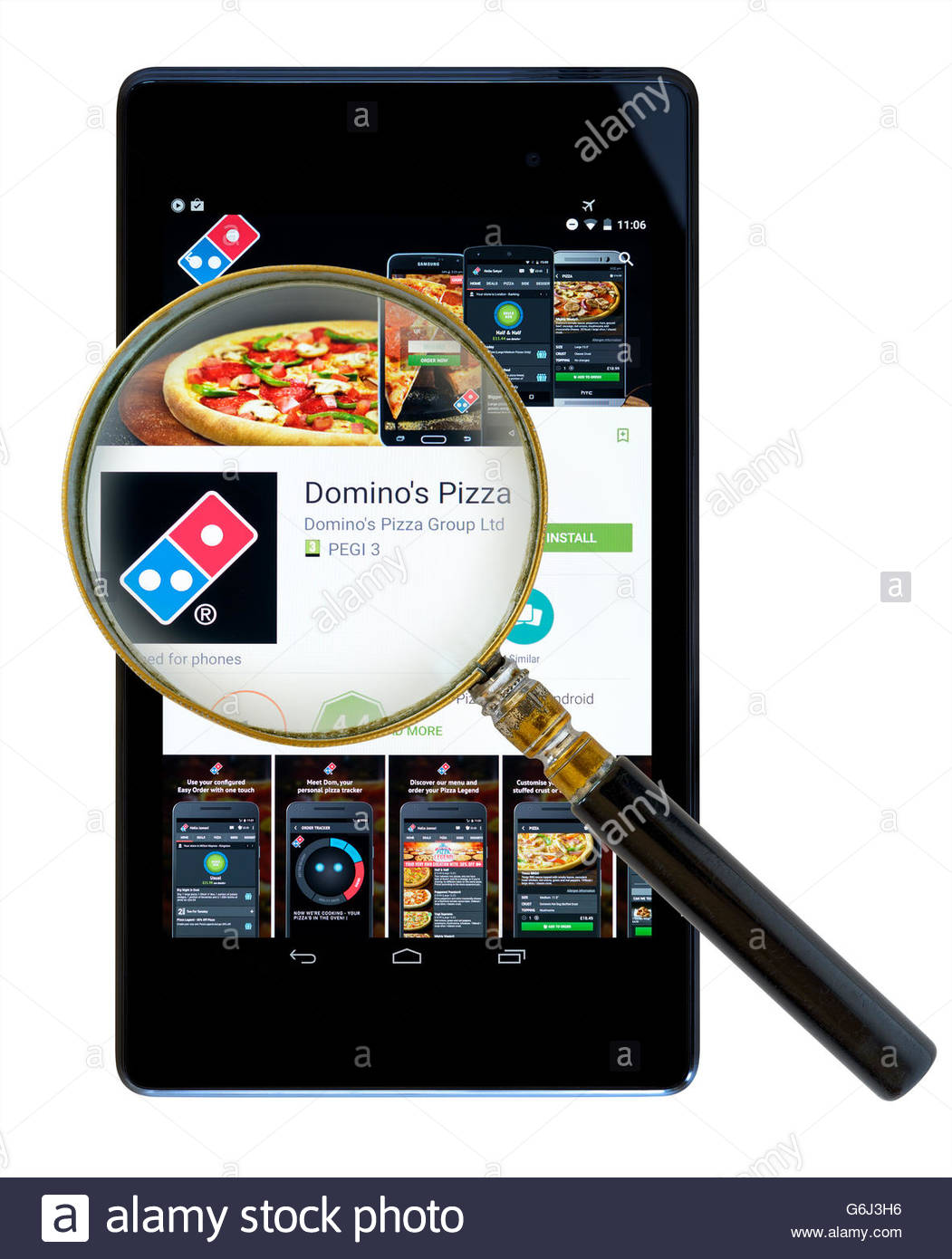 Dominos Pizza App High Resolution Stock Photography and Images - Alamy