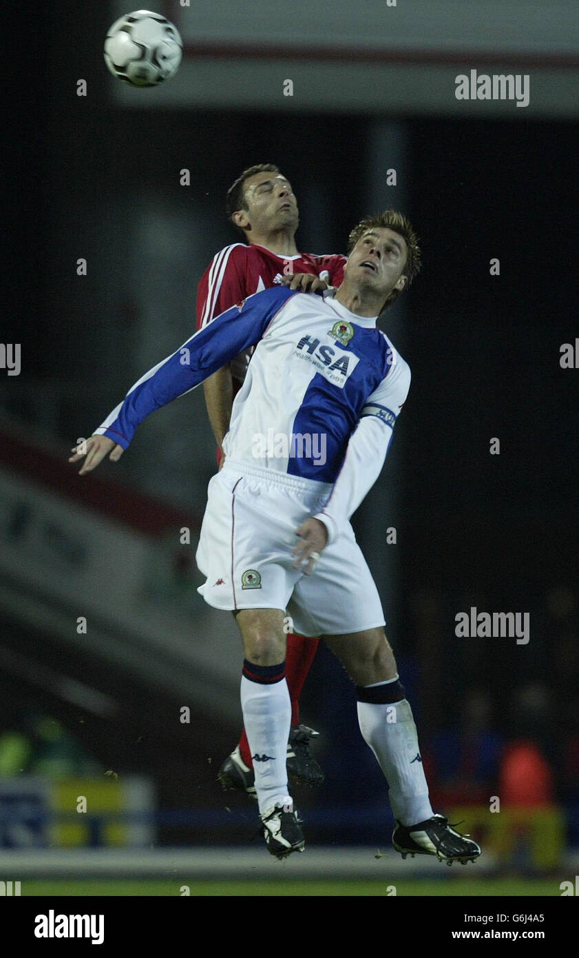 Blackburn rovers captain garry flitcroft hi-res stock photography and ...