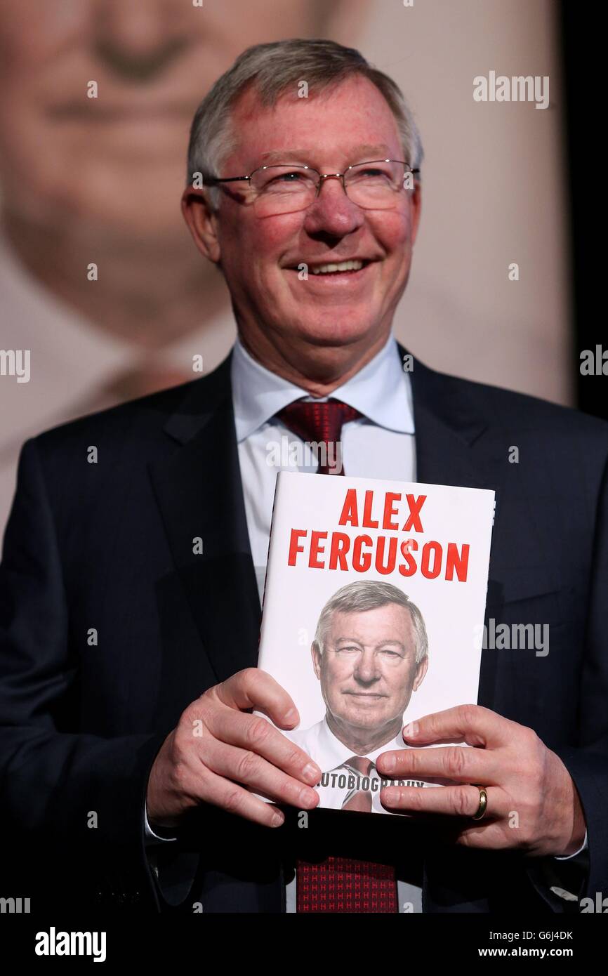 Ferguson book launch. Sir Alex Ferguson at the launch of his book ...