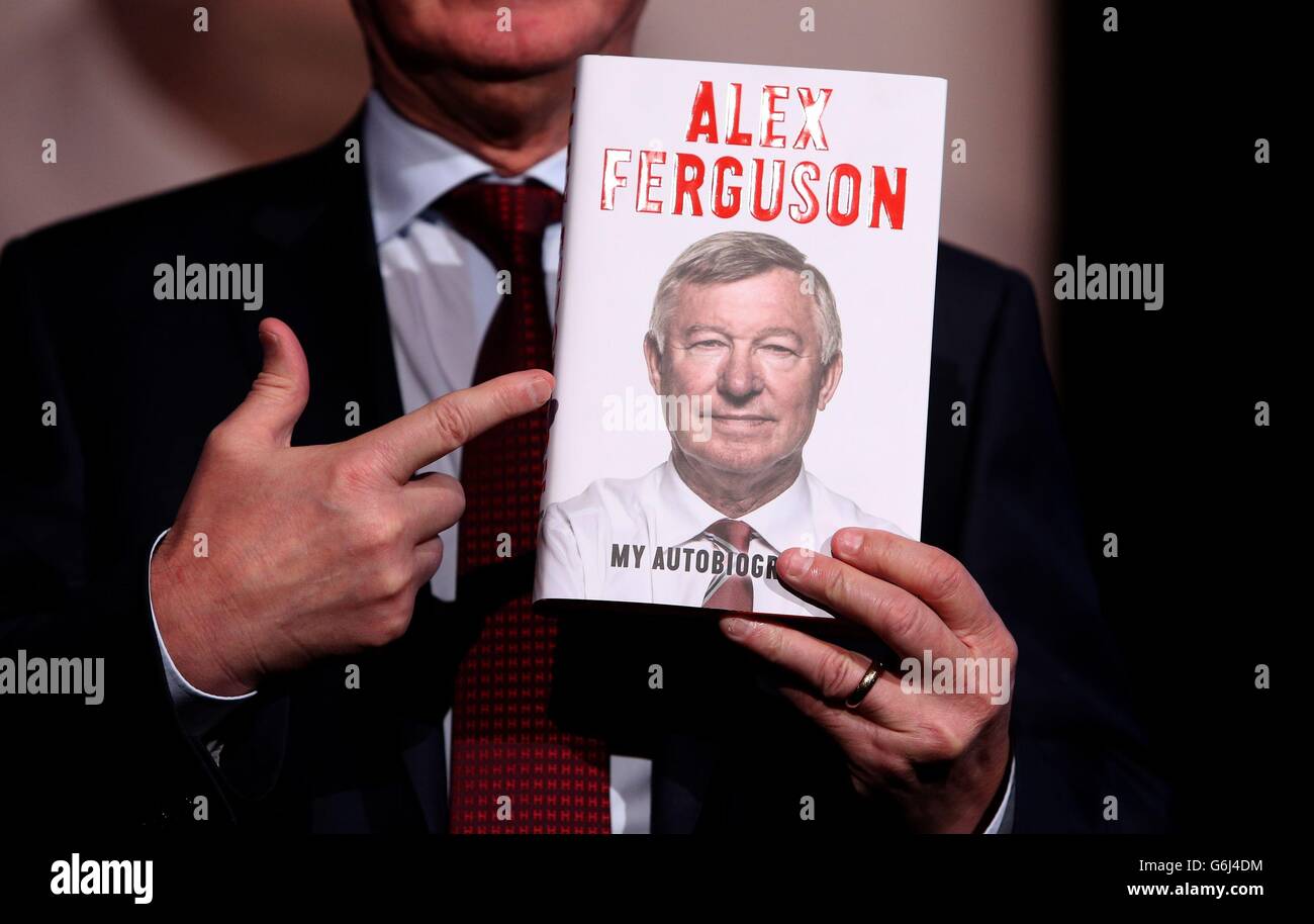 Sir Alex Ferguson at the launch of his book - Alex Ferguson: My ...