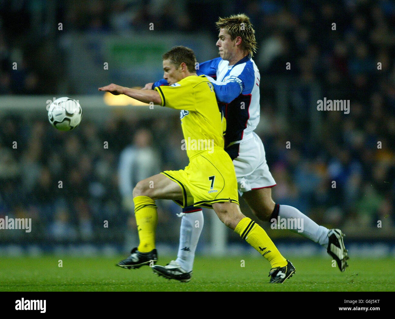 Sport football action garry flitcroft scott parker hi-res stock ...