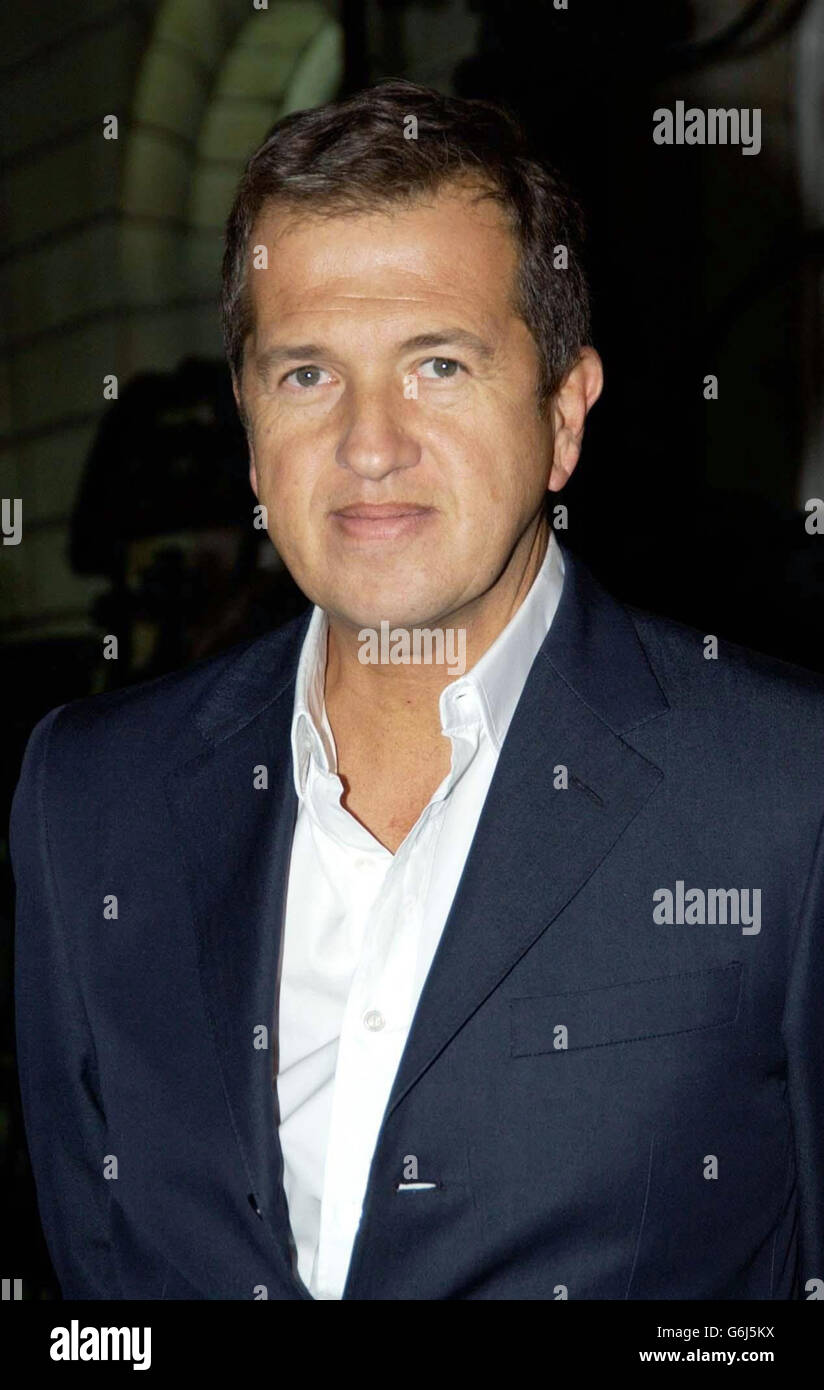 Mario Testino Arrives At His Book Launch Stock Photo - Alamy