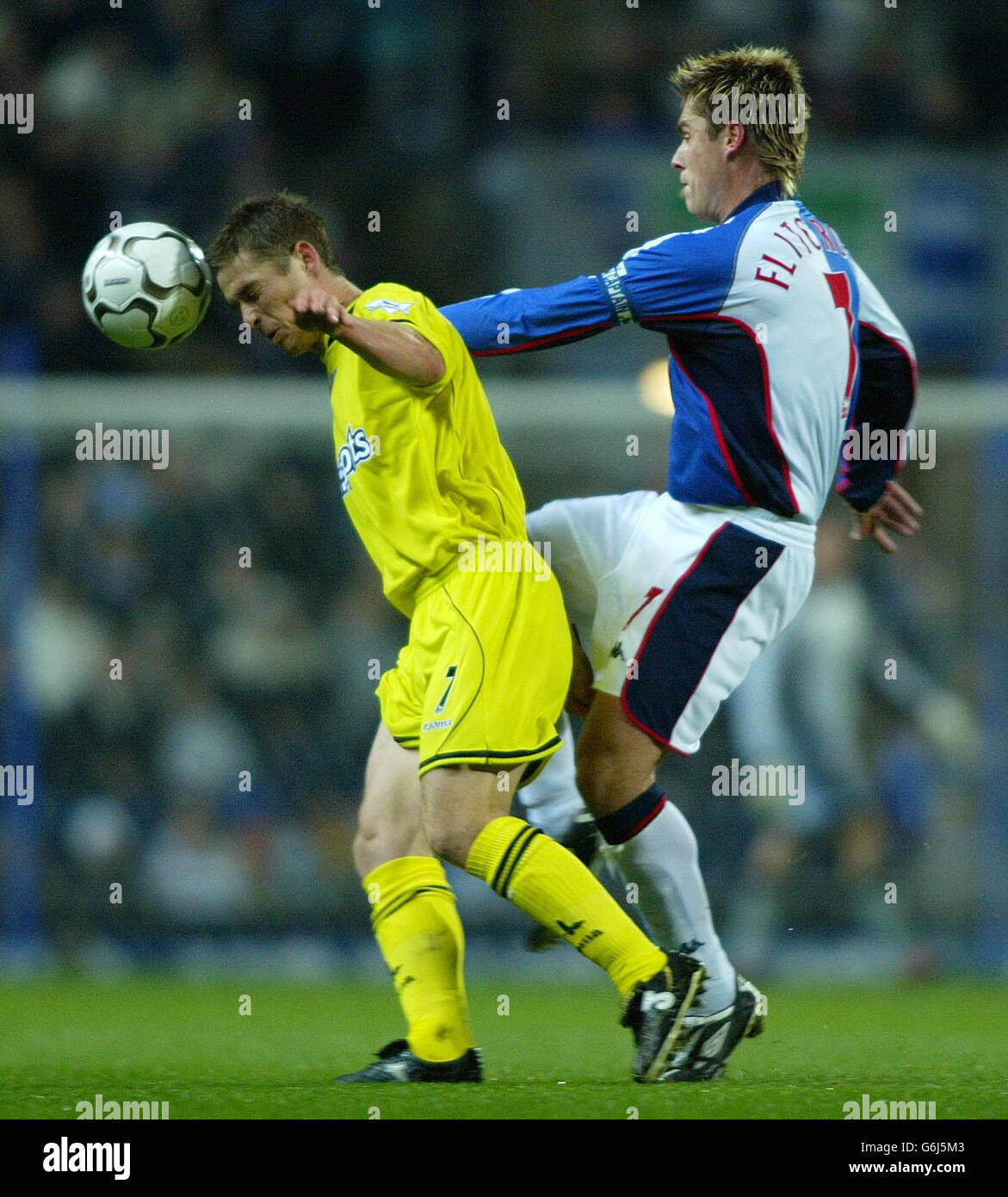 Sport football action garry flitcroft scott parker hi-res stock ...