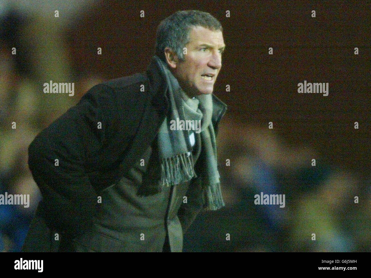 Sport football manager 1 2 half length graeme souness hi-res stock ...