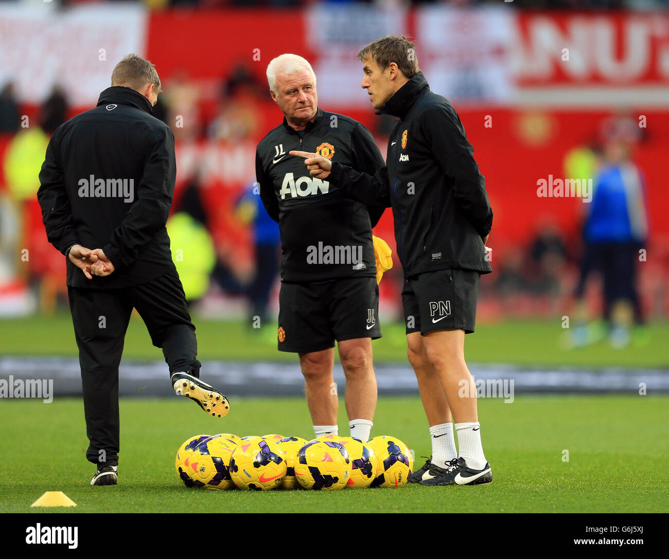 Manchester united first team coach jimmy lumsden hi-res stock ...