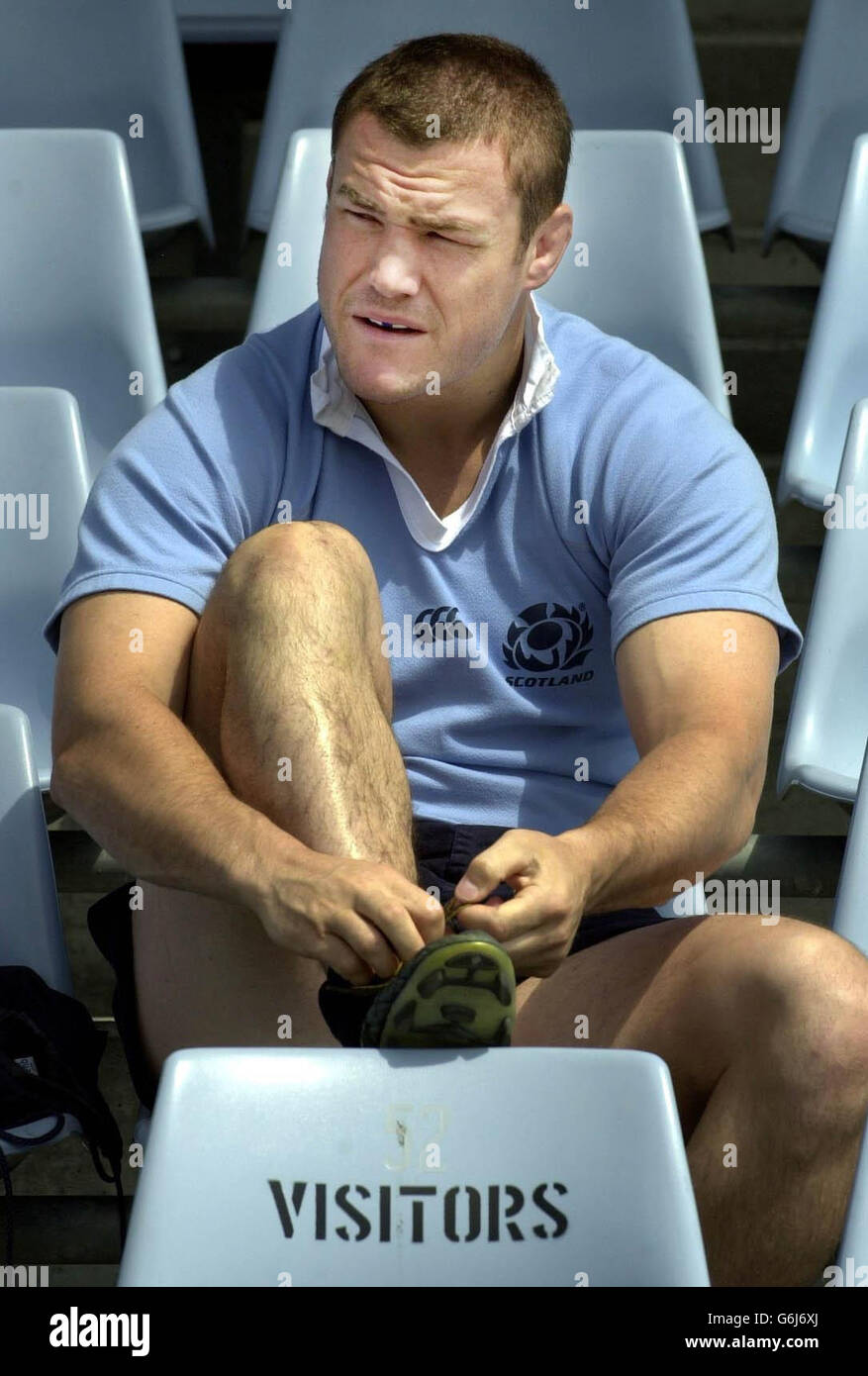 Rugby union training gordon bulloch hi-res stock photography and images ...