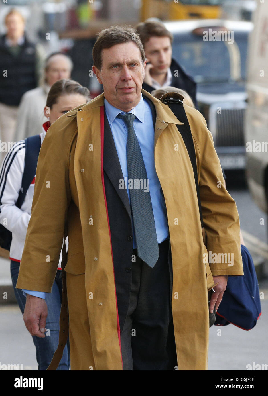 Former News of the World royal editor Clive Goodman arrives at the Old ...