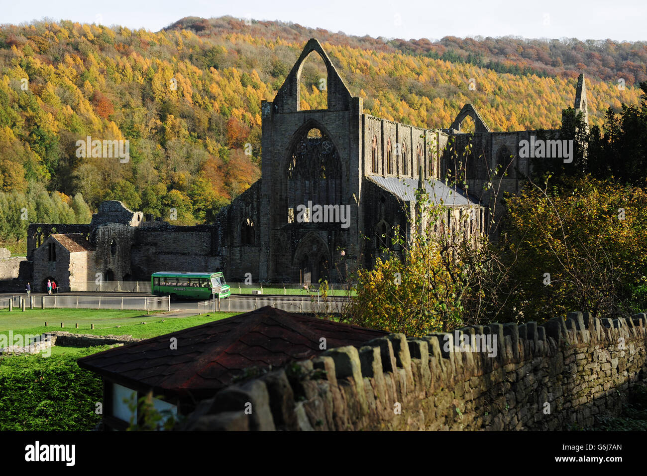 Tintern abbey autumn hi-res stock photography and images - Alamy