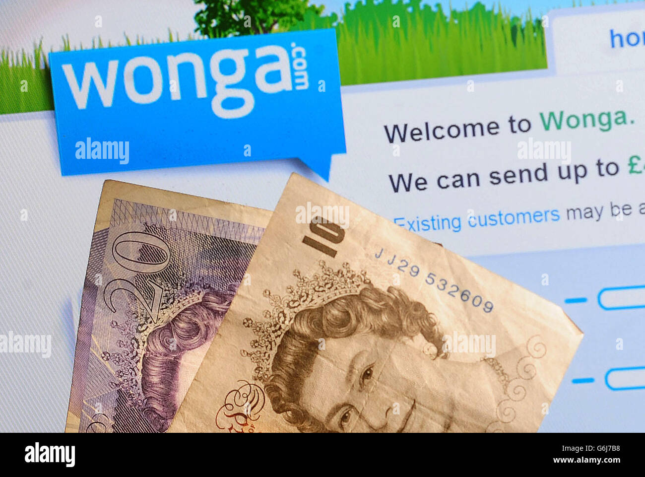 Money wonga hi-res stock photography and images - Alamy