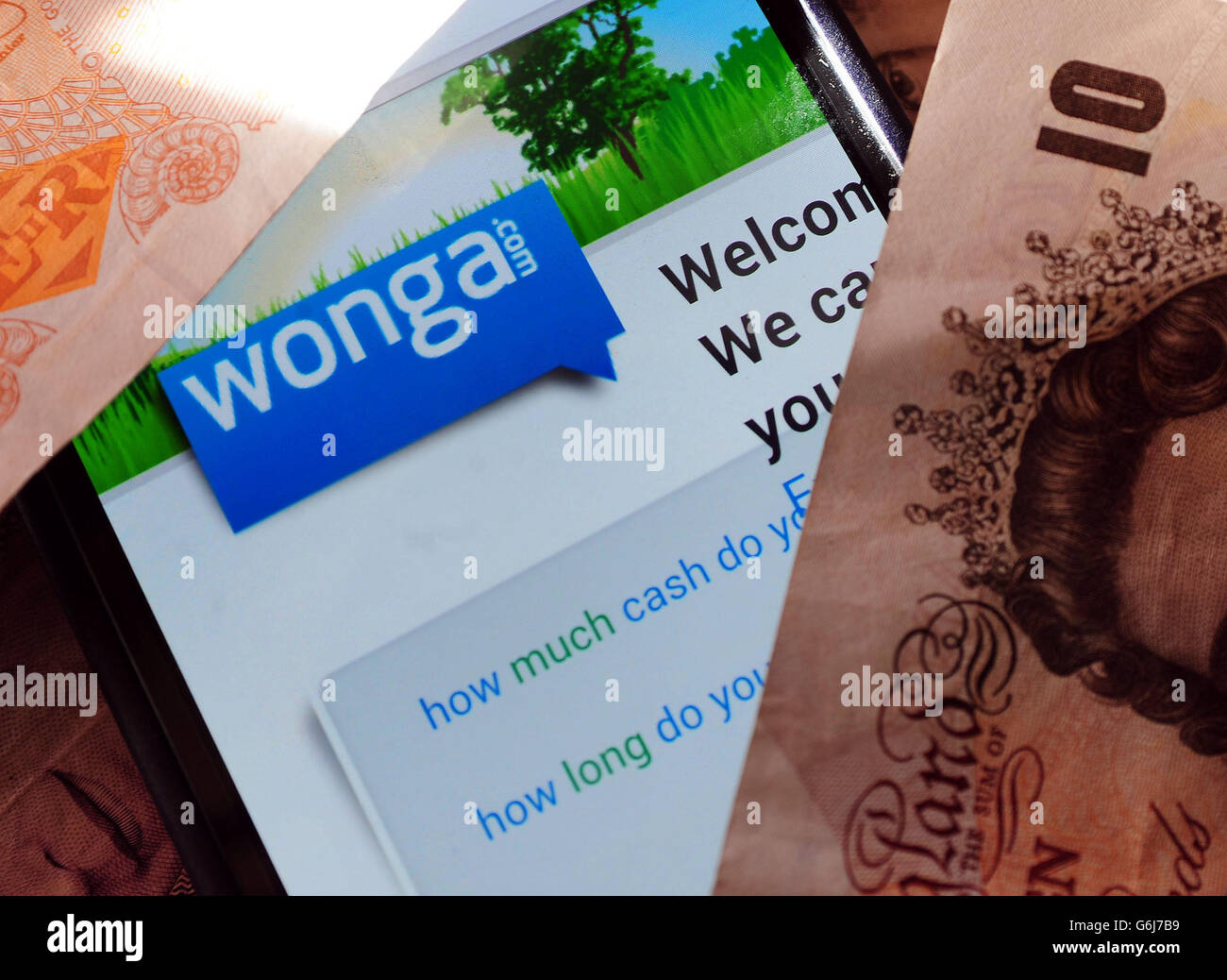 Wonga logo hi-res stock photography and images - Alamy