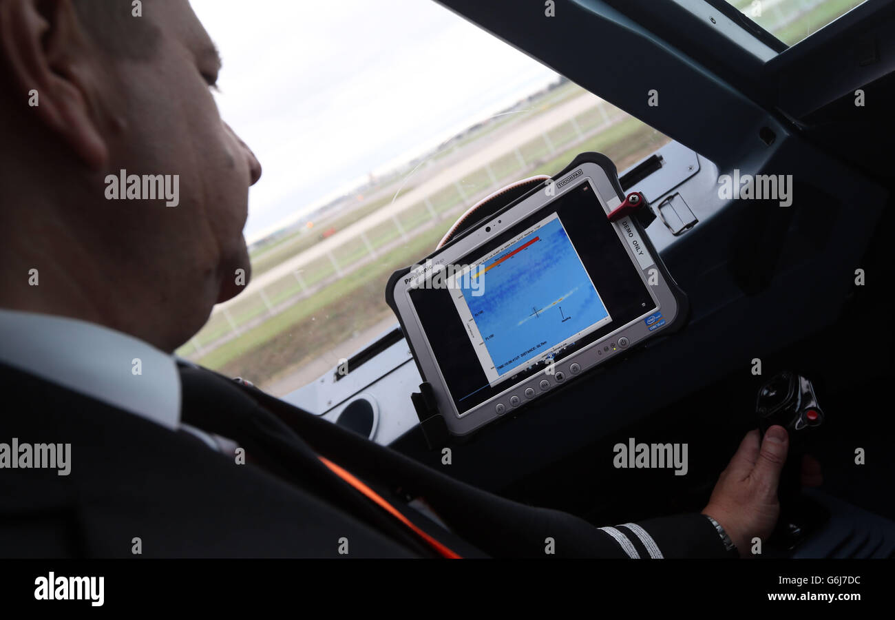 Fake ash cloud test Stock Photo - Alamy
