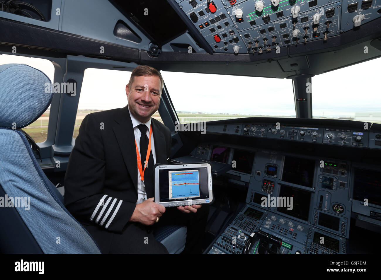 Fake ash cloud test Stock Photo - Alamy
