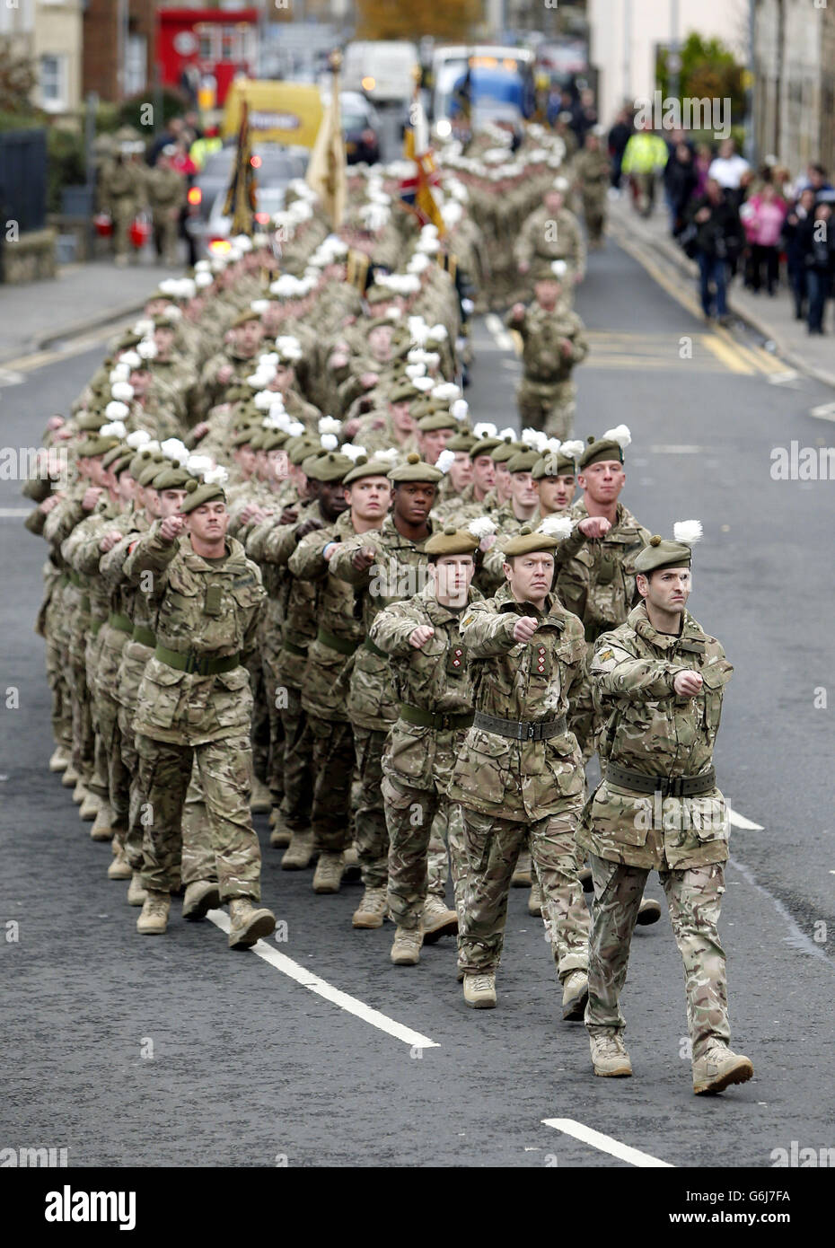 2 Scots receive Freedom of South Ayrshire Stock Photo - Alamy