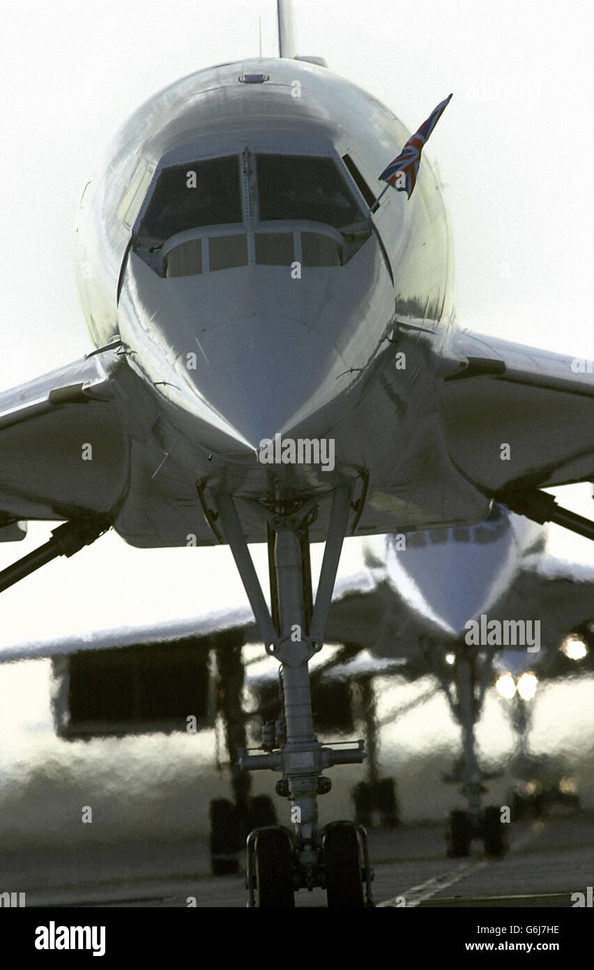 Concorde Flight British Airways High Resolution Stock Photography and ...