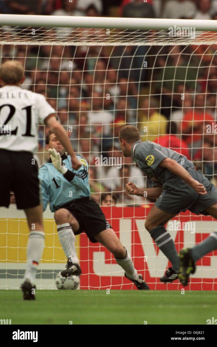 Euro 96 soccer england v germany hi-res stock photography and images ...