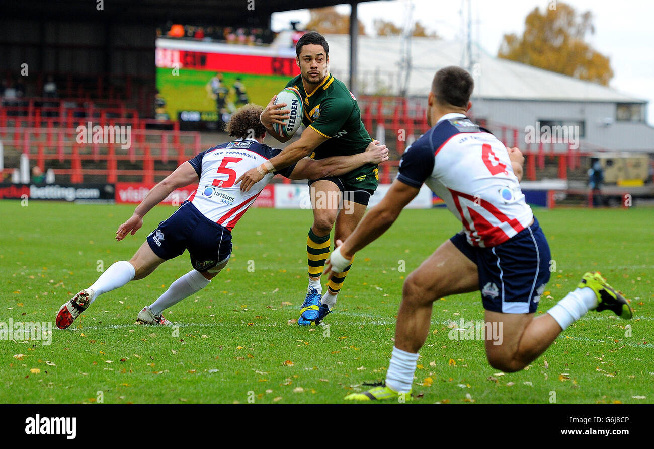 Rugby League - World Cup 2013 - Quarter Final - Australia v USA ...