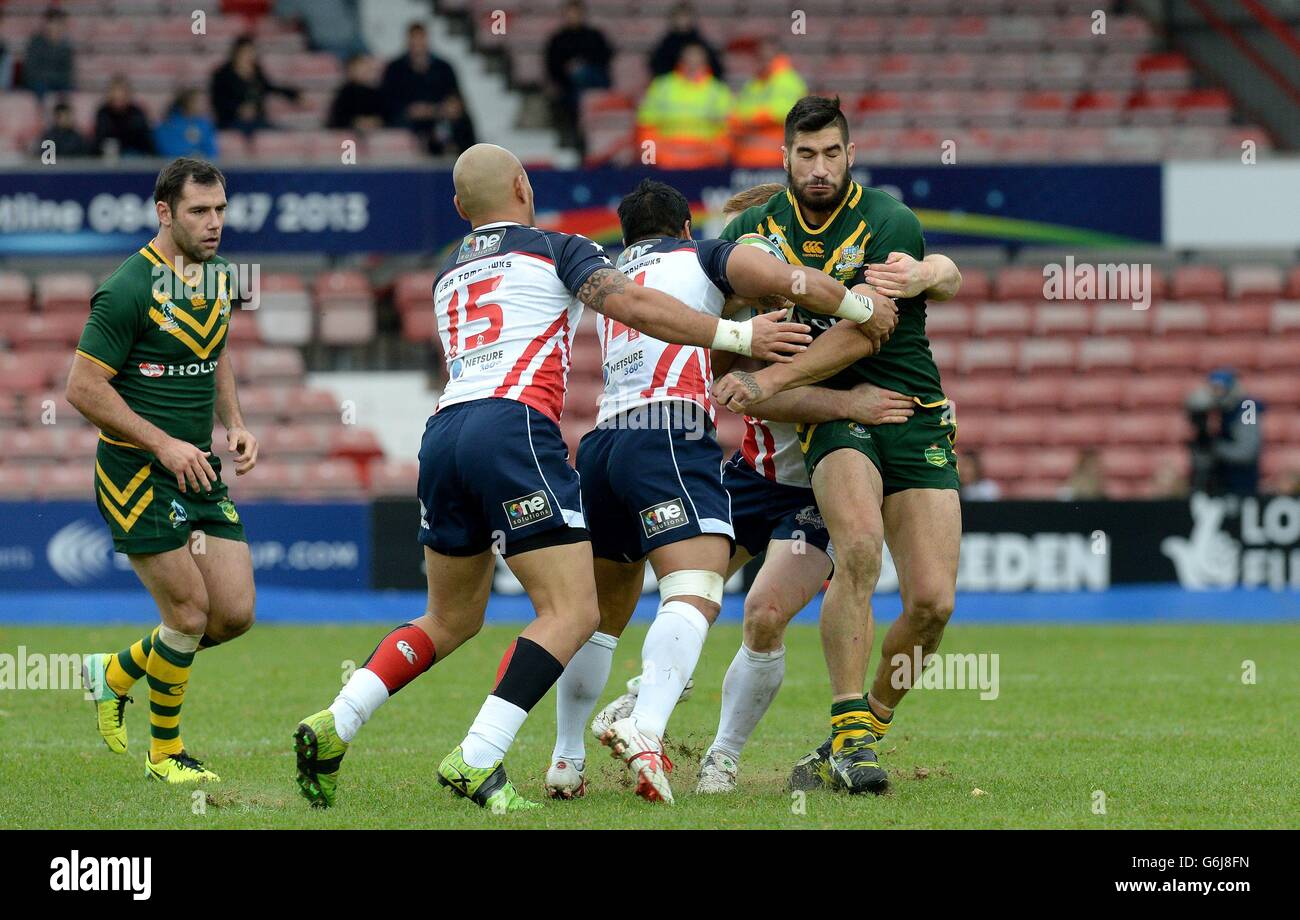 Rugby League - World Cup 2013 - Quarter Final - Australia v USA ...