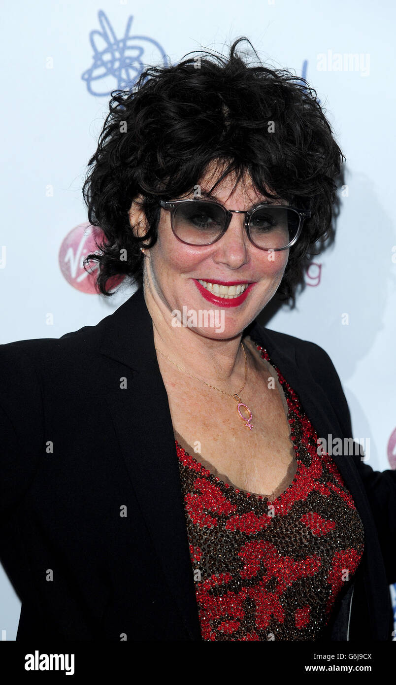Ruby wax attending mind media awards bfi in london hi-res stock ...