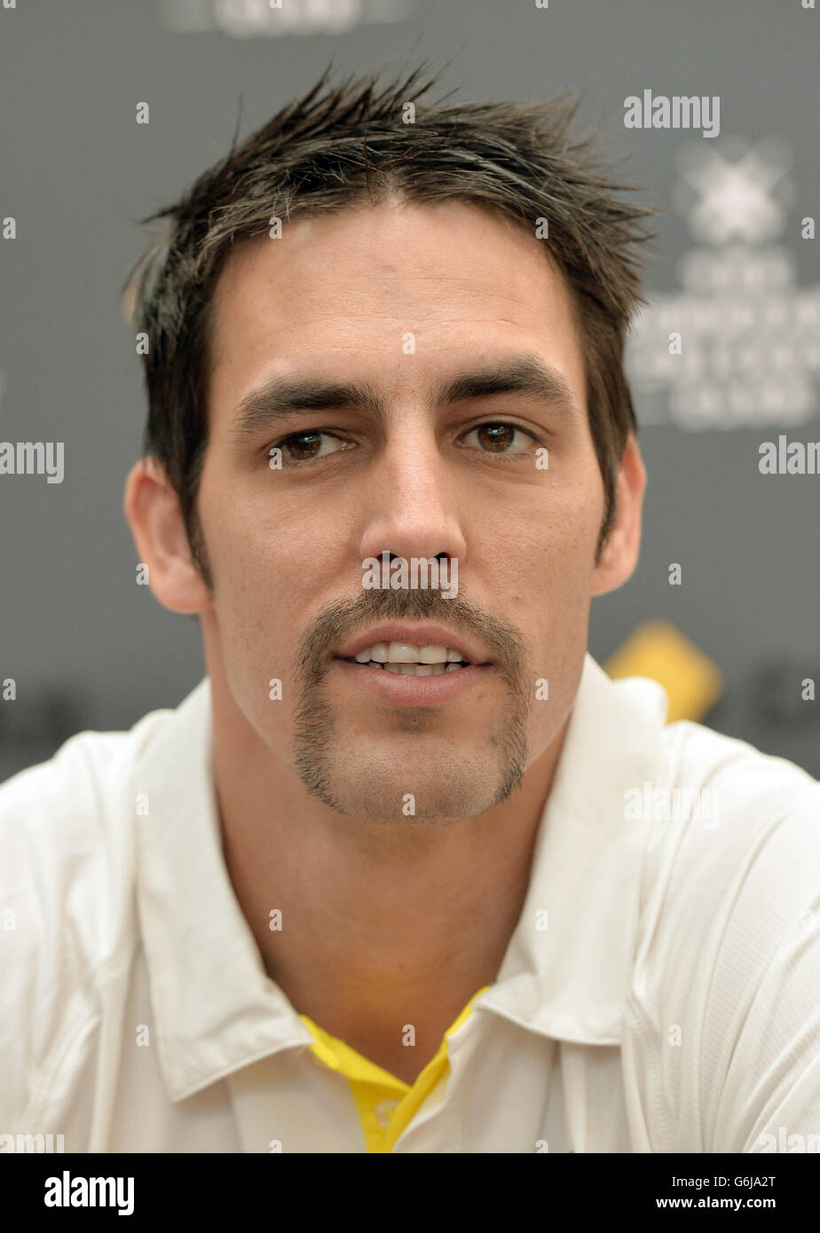 Australia's Mitchell Johnson during the Commonwealth Bank Ashes Series ...