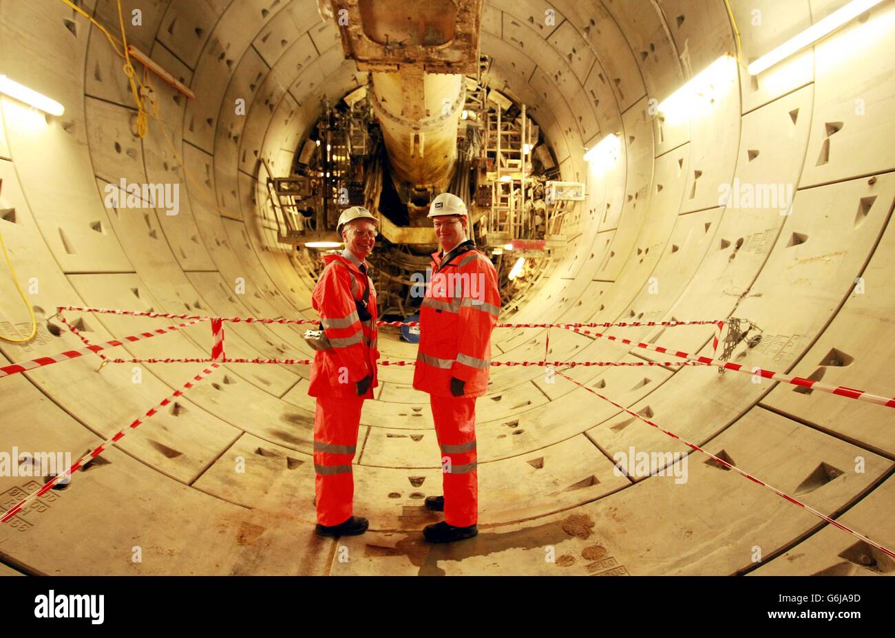 Infrastructure Minister Lord Deighton (left) and Treasury Secretary ...