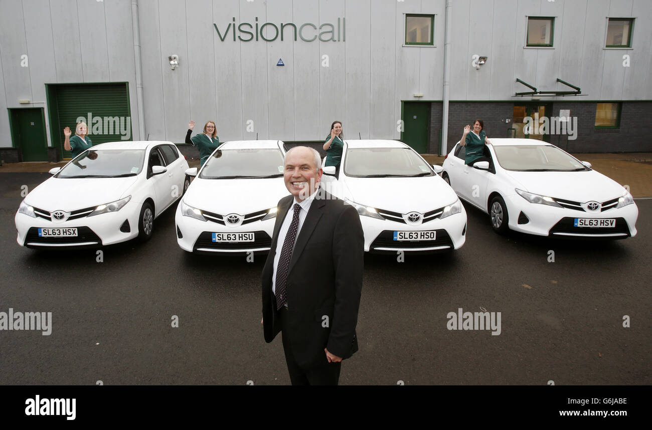Toyota Fleet Handover - Visioncall National Office - Glasgow Stock ...