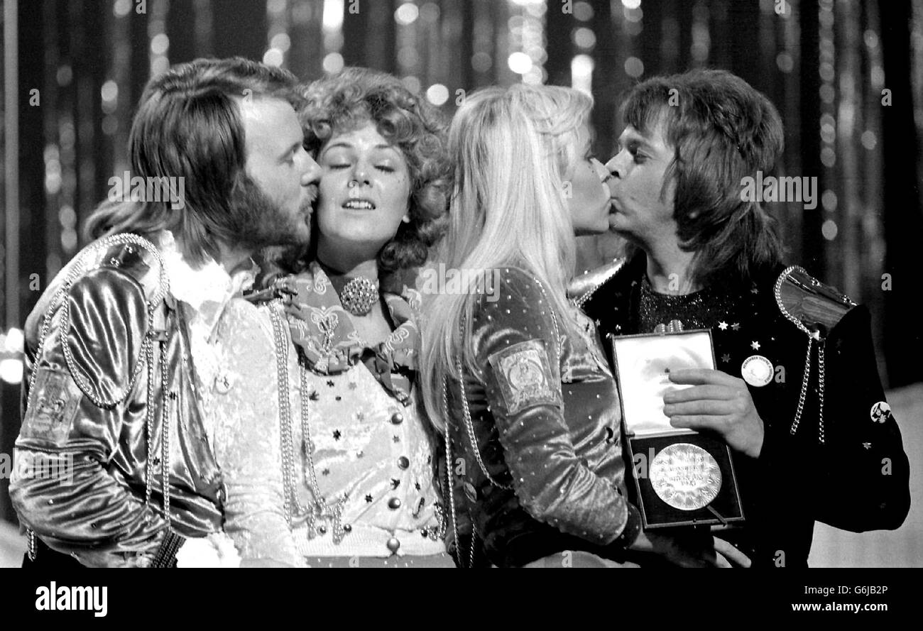Agnetha faltskog and abba Black and White Stock Photos & Images - Alamy