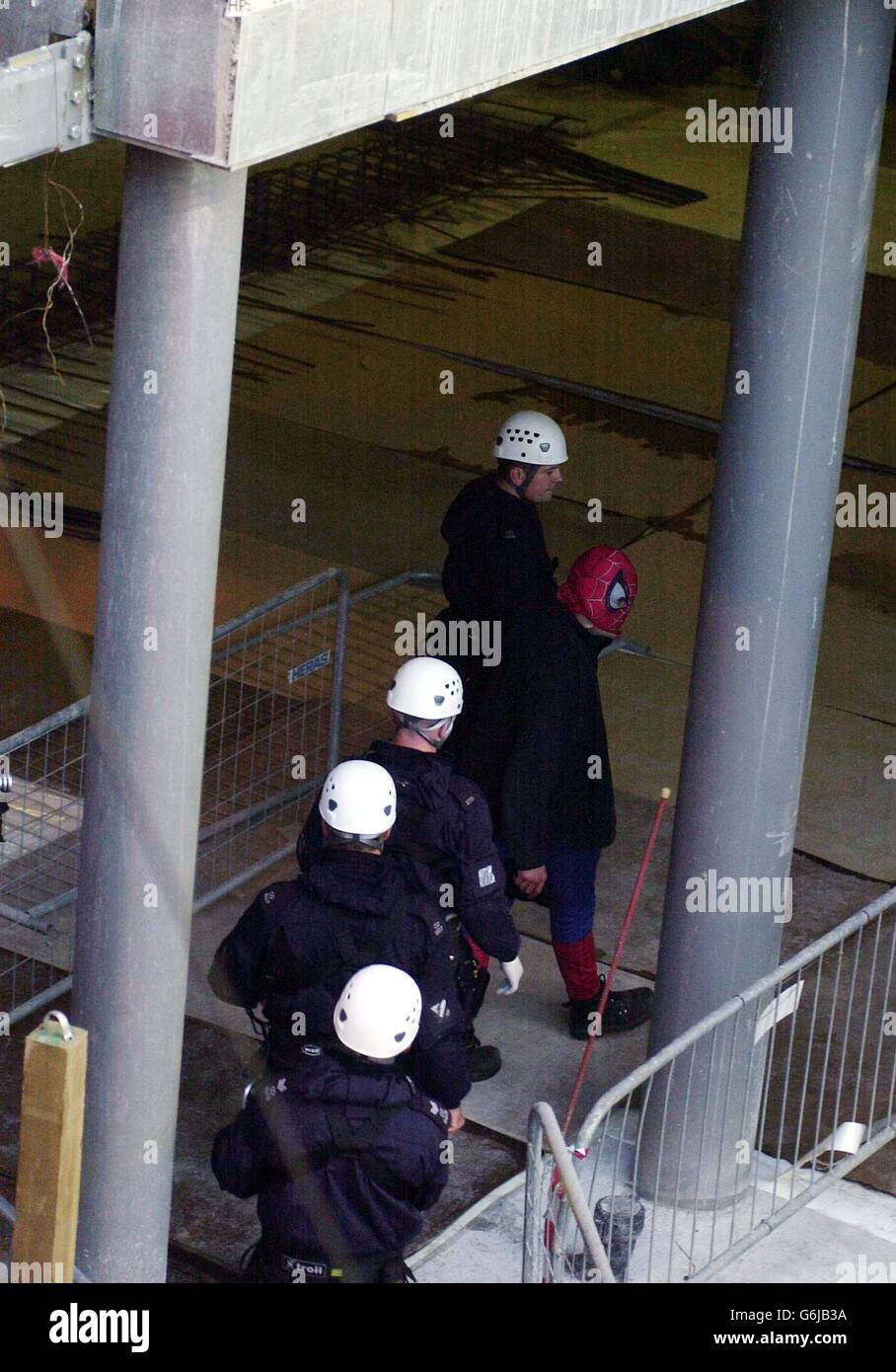 David Chick, 36, from Burgess Hill, West Sussex, dressed as Spiderman ...