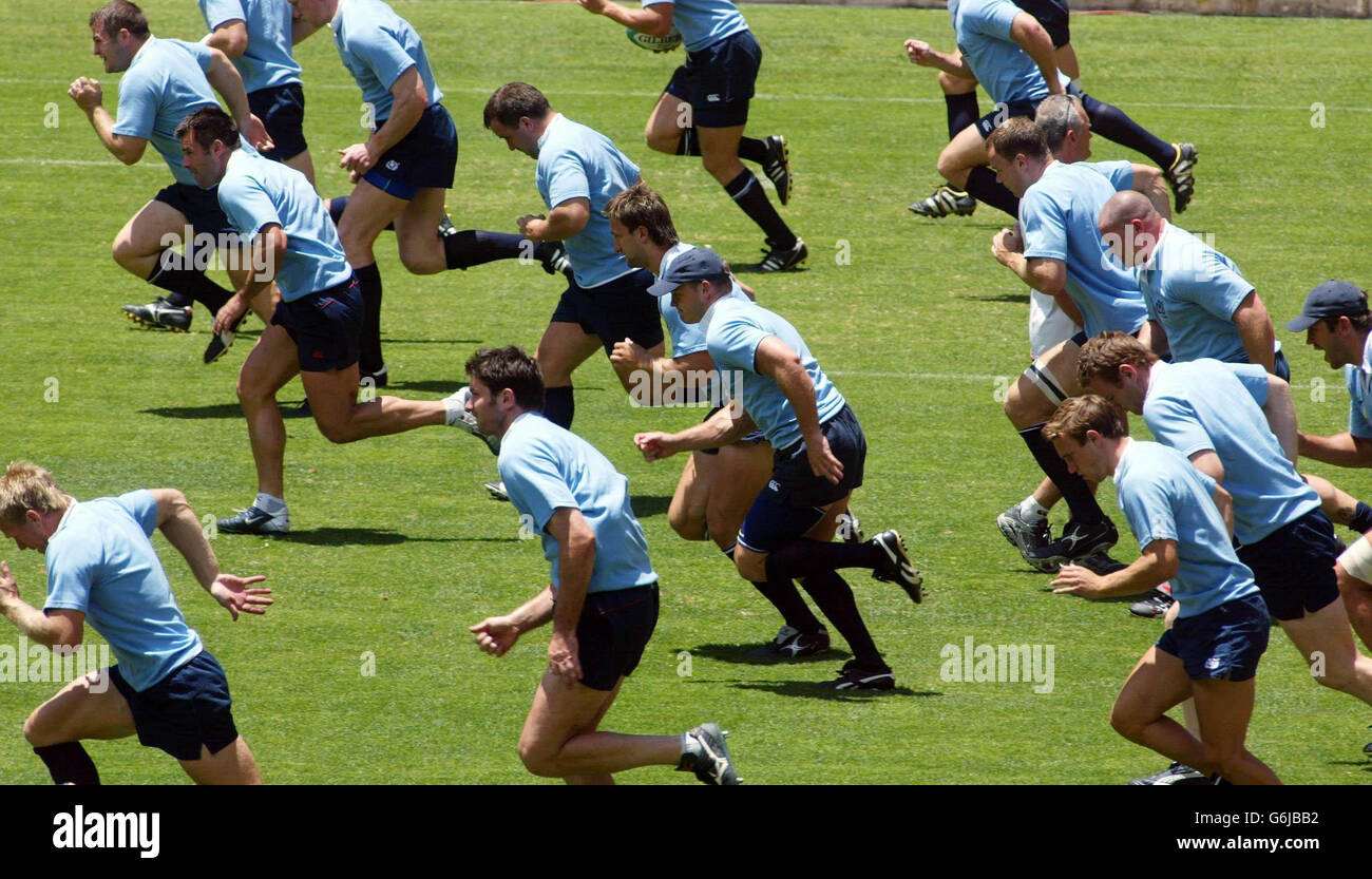 Scotland training session Stock Photo - Alamy