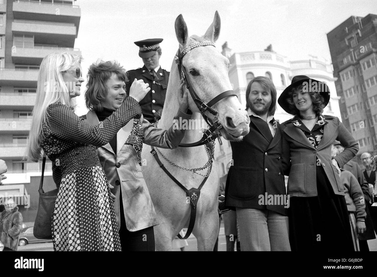 Swedish pop group Abba Stock Photo - Alamy