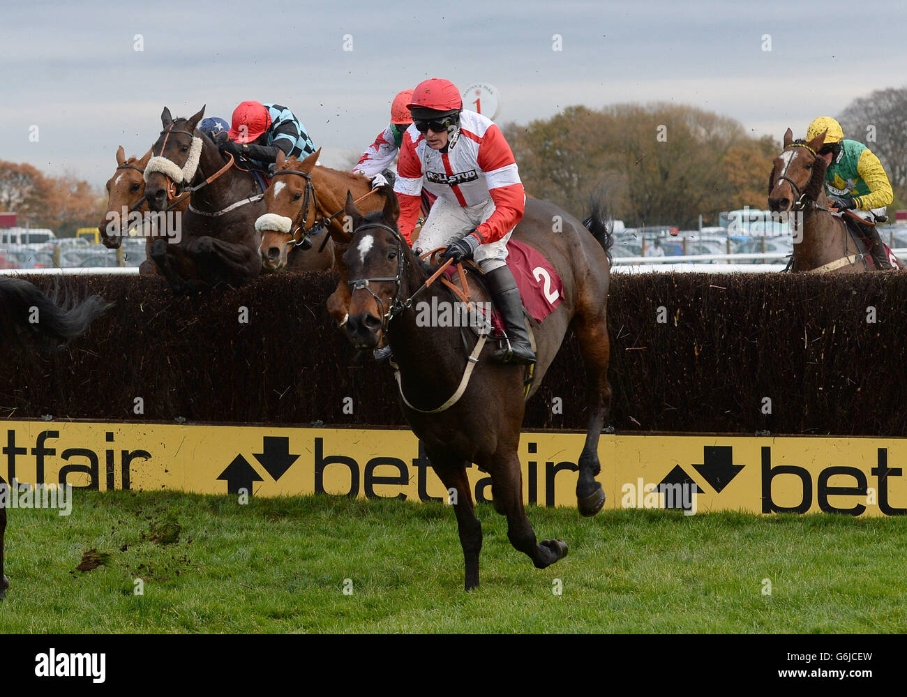 Nuts N Bolts and jockey Peter Buchanan on their way to victory in the ...