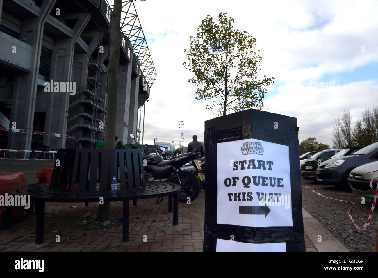 A sign pointing the hundreds of budding actors who have waited for ...