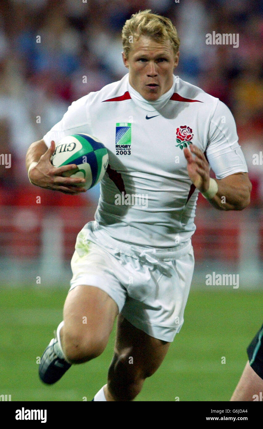 England's Josh Lewsey in action during the Rugby World Cup Pool C match ...