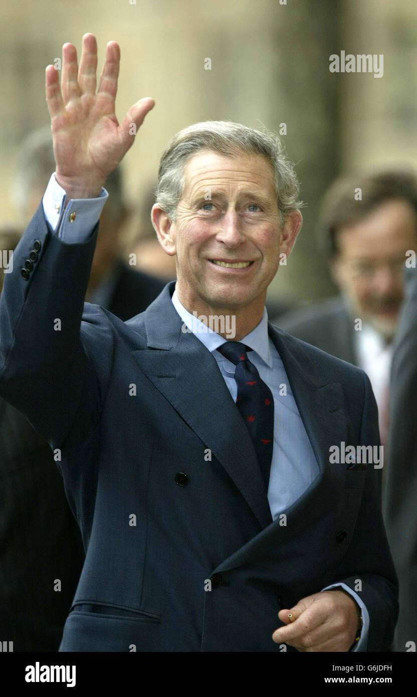 Prince Charles St Thomas' Hospital Visit Stock Photo - Alamy