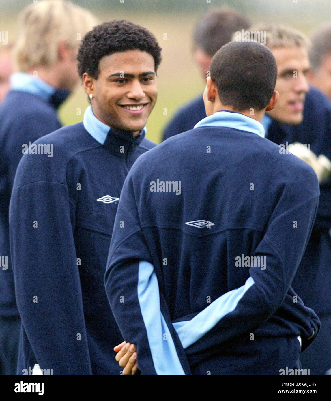 Glenn Johnson England Training Stock Photo - Alamy