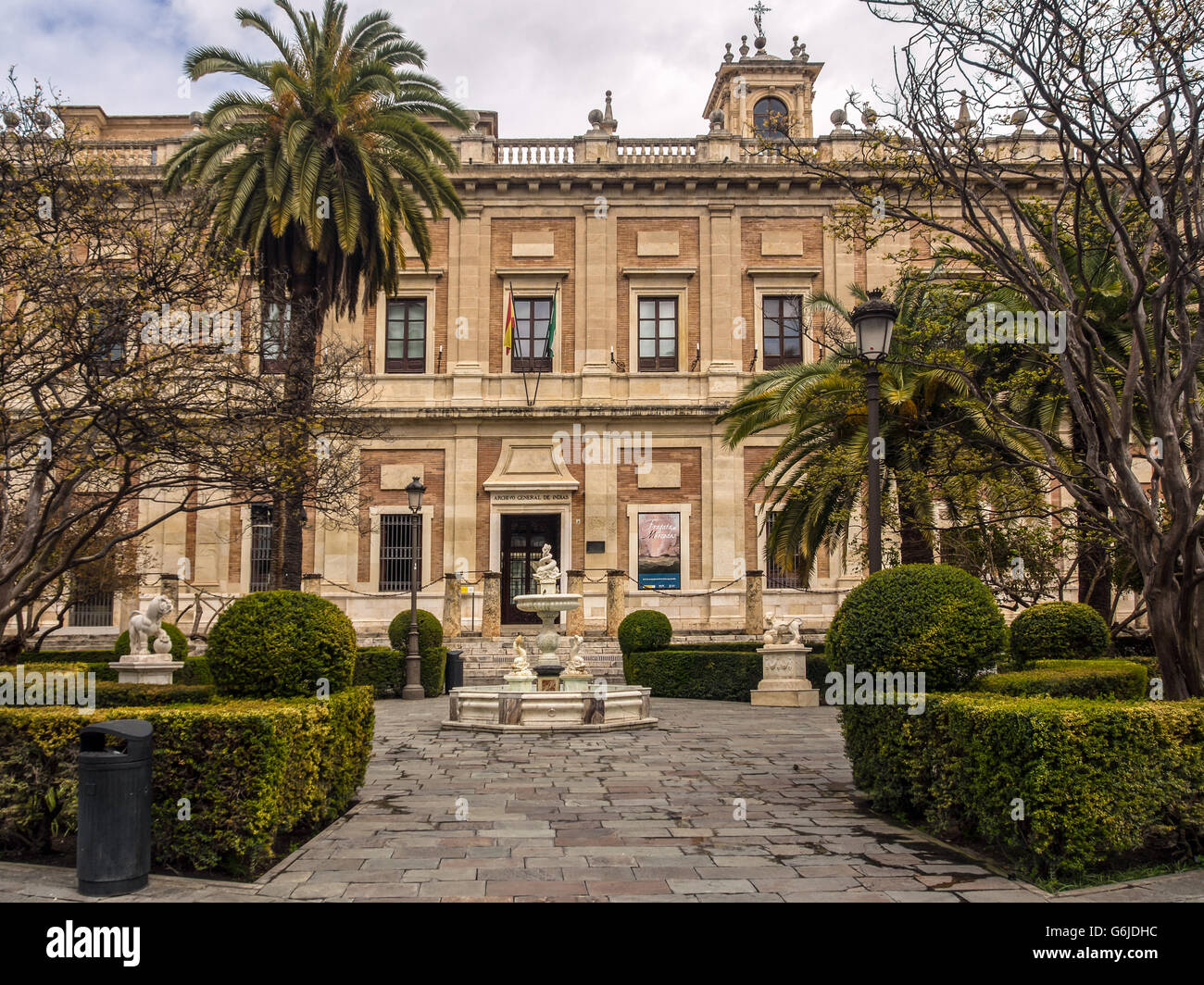 SEVILLE, SPAIN - MARCH 15, 2016: General Archive of the Indies (Archivo ...