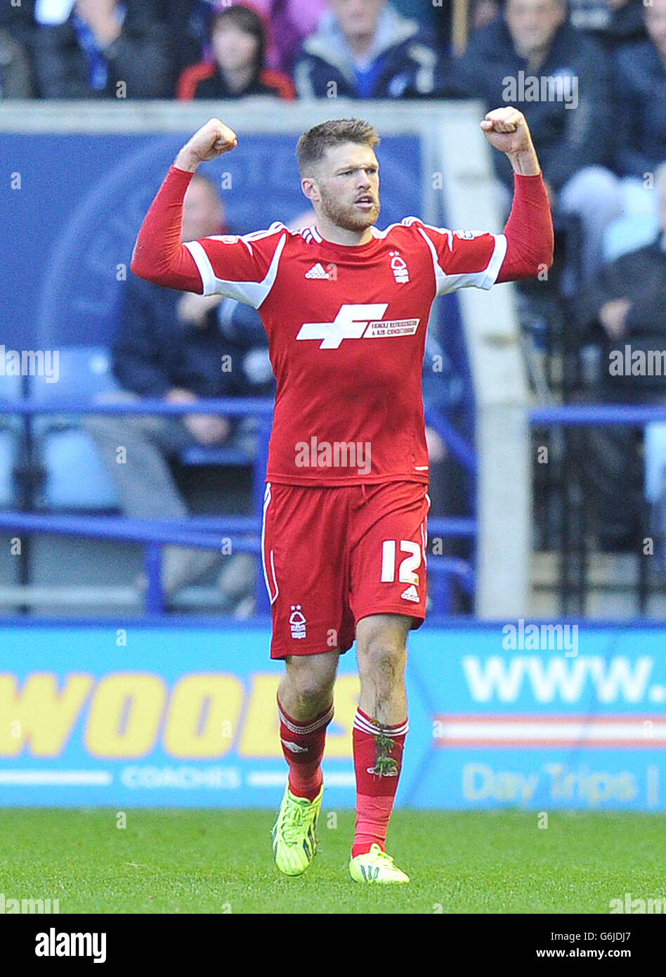 Nottingham Forest's Jamie Mackie celebrates scoring his team's second ...