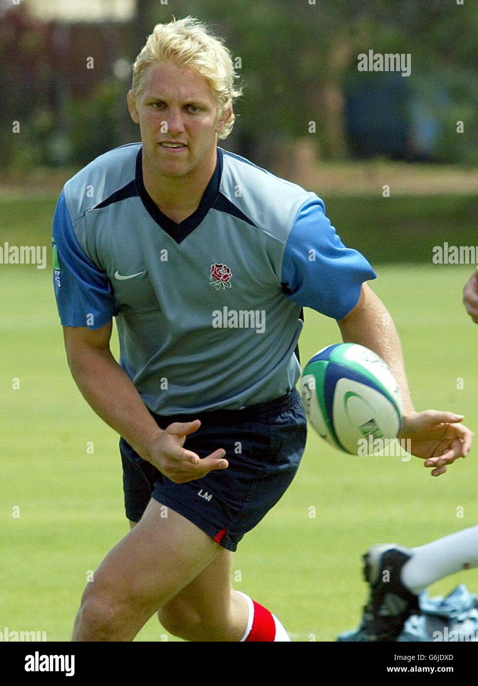 England's Lewis Moody during training at Hale School in Perth ...