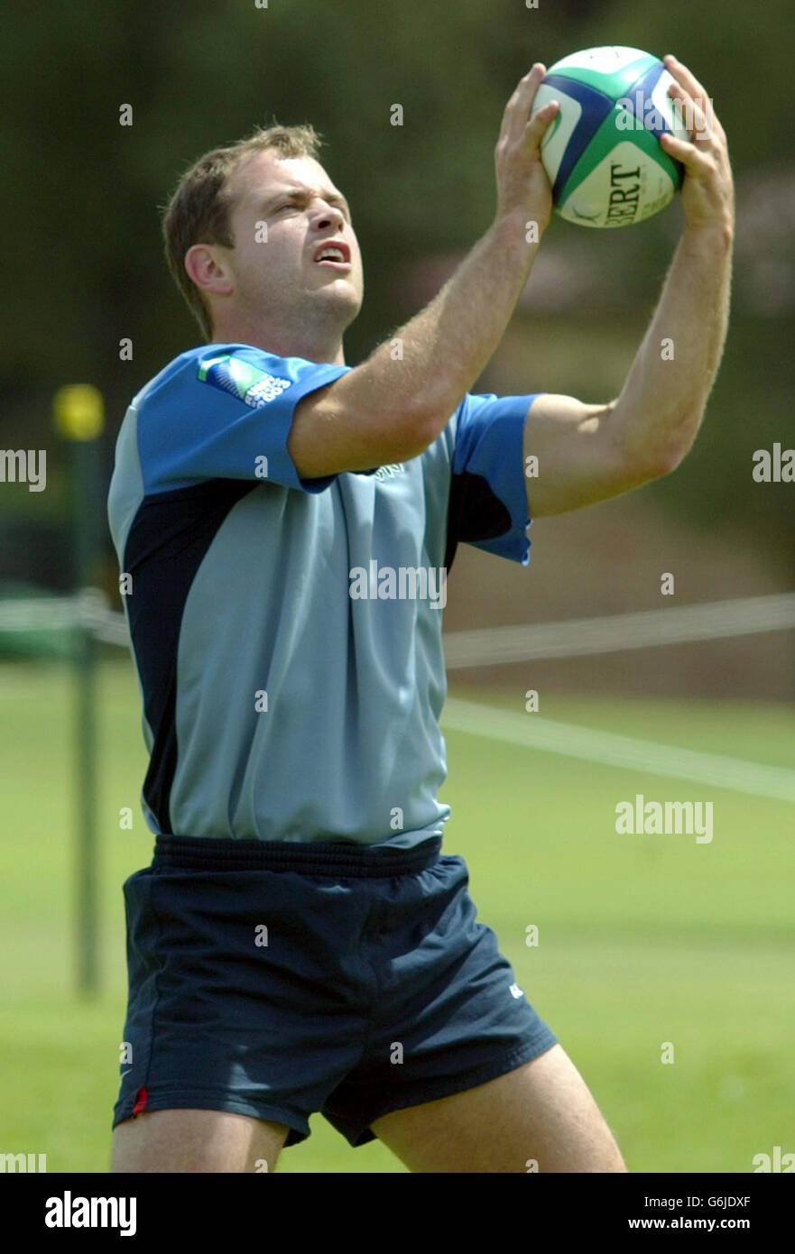 Kyran Bracken rugby practice Stock Photo - Alamy