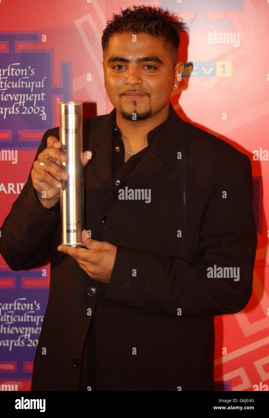 Rishi Rich with his award for Music during Carlton's Multicultural ...