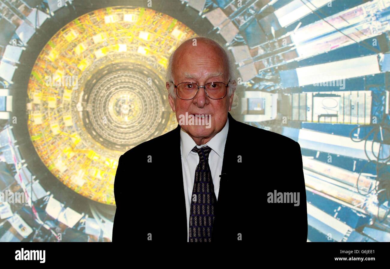 Nobel laureate Professor Peter Higgs at the Science Museum, London ...