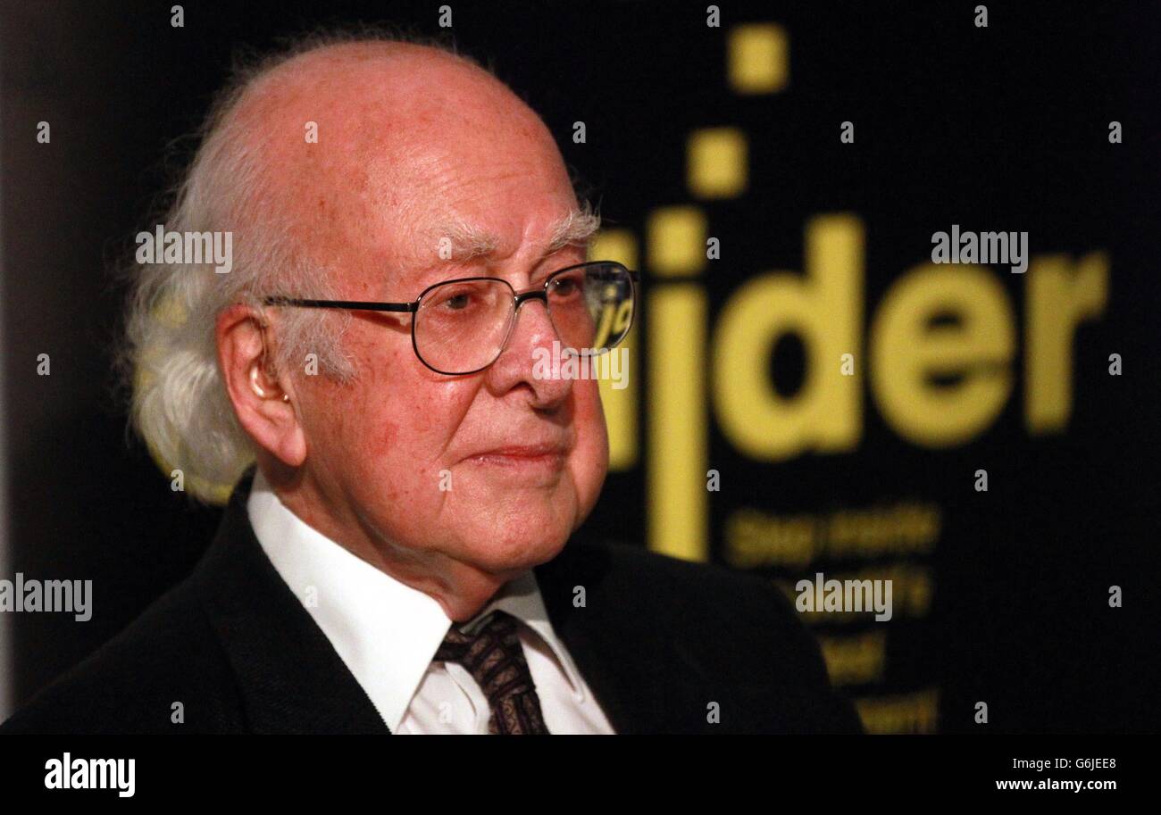 Nobel laureate Professor Peter Higgs at the Science Museum, London ...