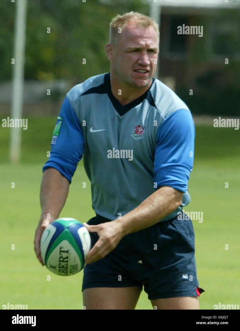 England's Neil Back during the Rugby World Cup in Australia. NO MOBILE ...