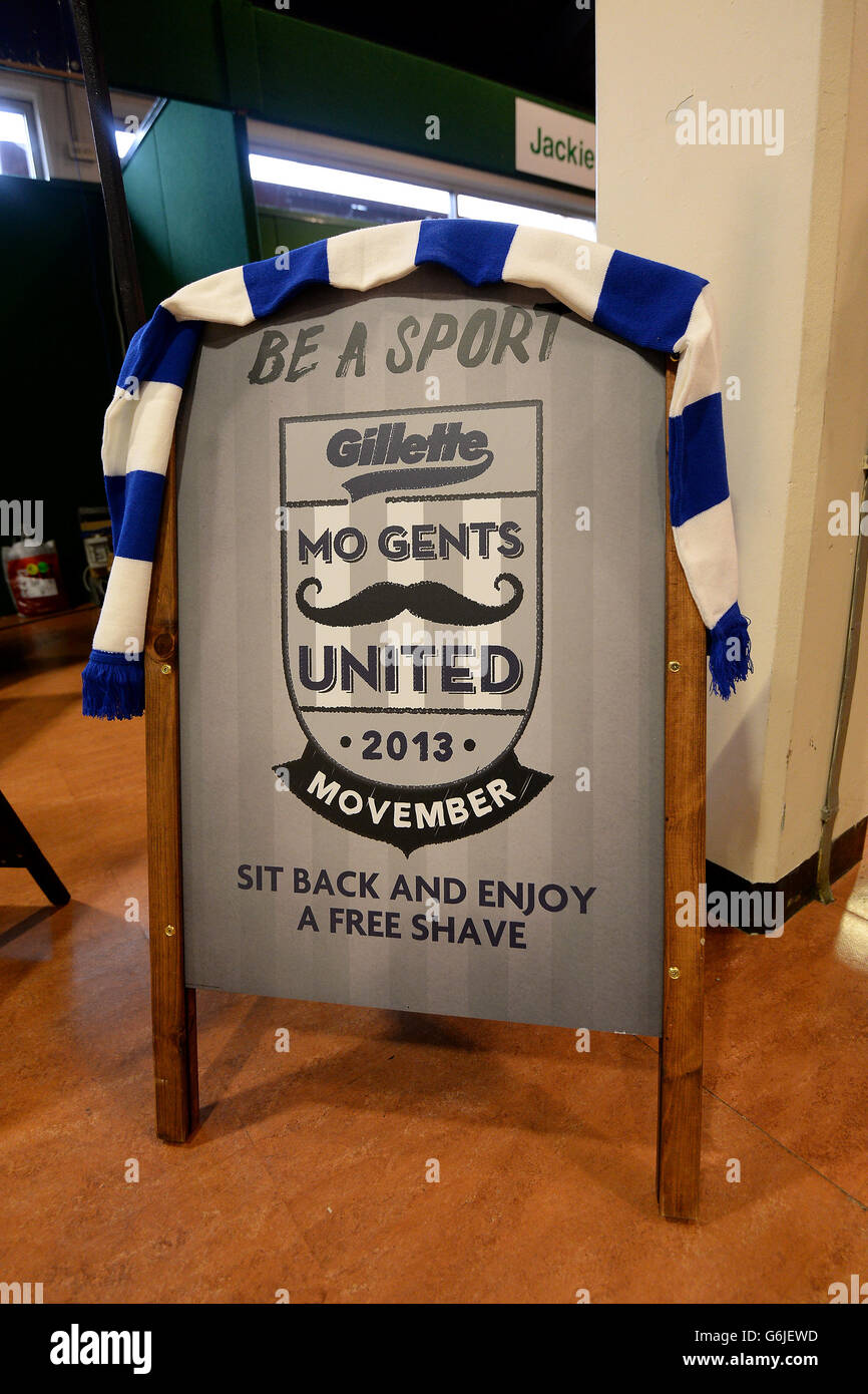 Gillette Male Grooming 'Mo Gents United 2013 - Movember' branding Stock ...