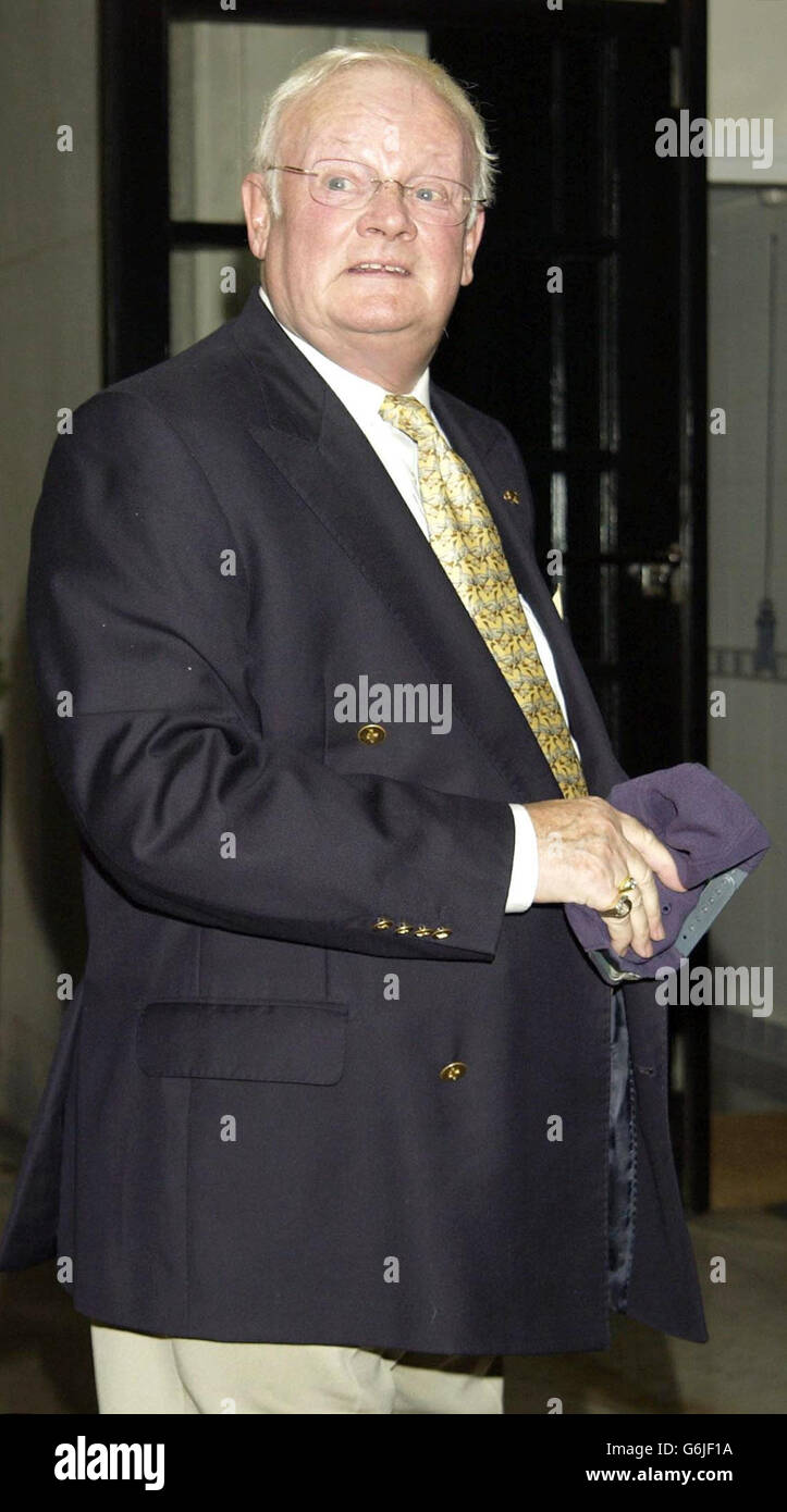 Actor John Inman arrives for the annual Variety Club Celebrity Lunch at ...