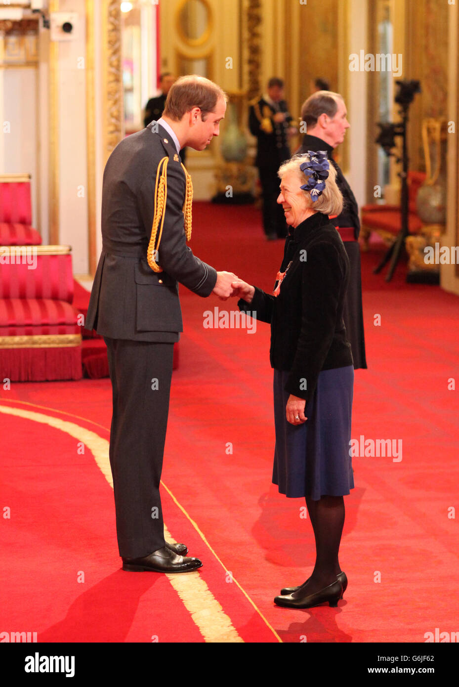 Jane Nicholson from Hunstanton is made an MBE by the Duke of Cambridge ...