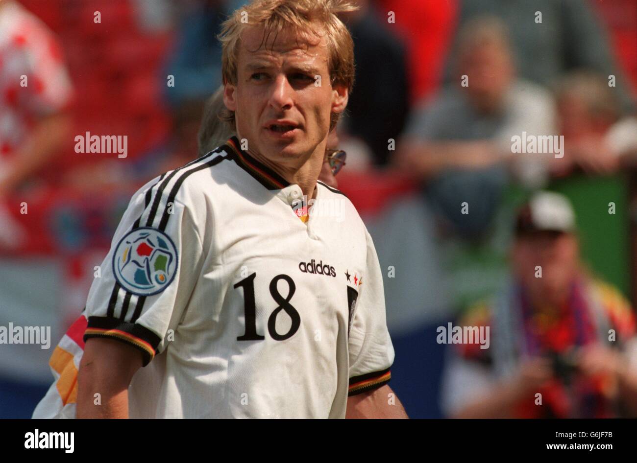 Soccer euro 96 quarter final germany v croatia hi-res stock photography ...