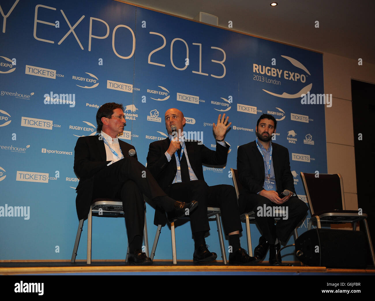 Mark McCafferty of Premiership Rugby, Steve Martin of M and C Saachi ...