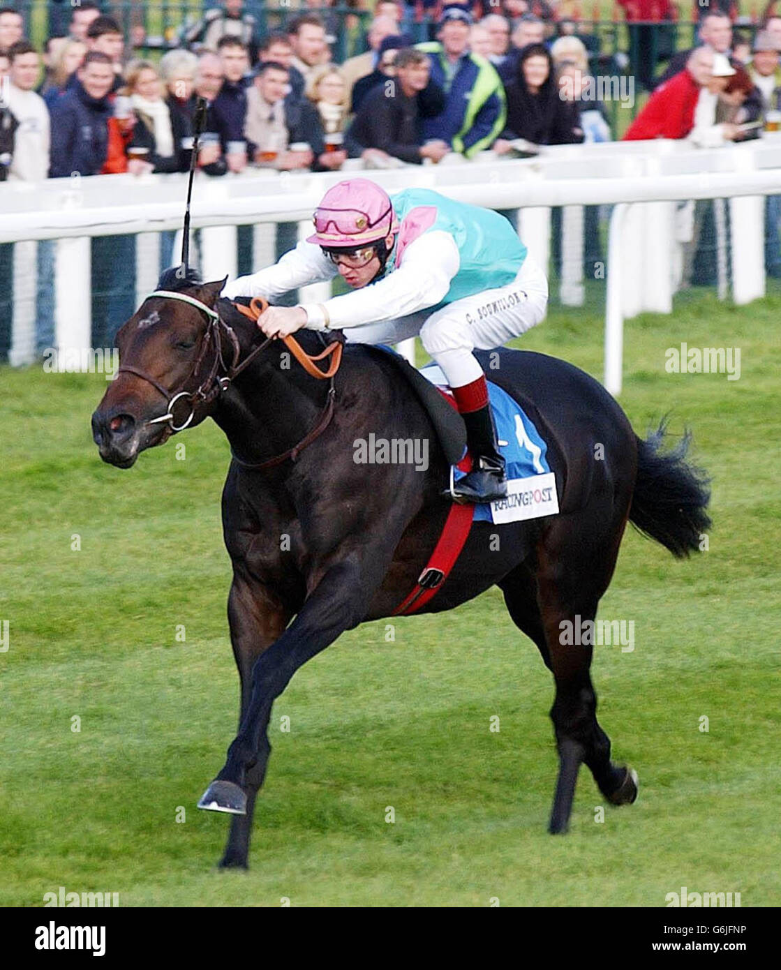 'Racing Post Trophy'. American Post ridden by jockey Christophe ...