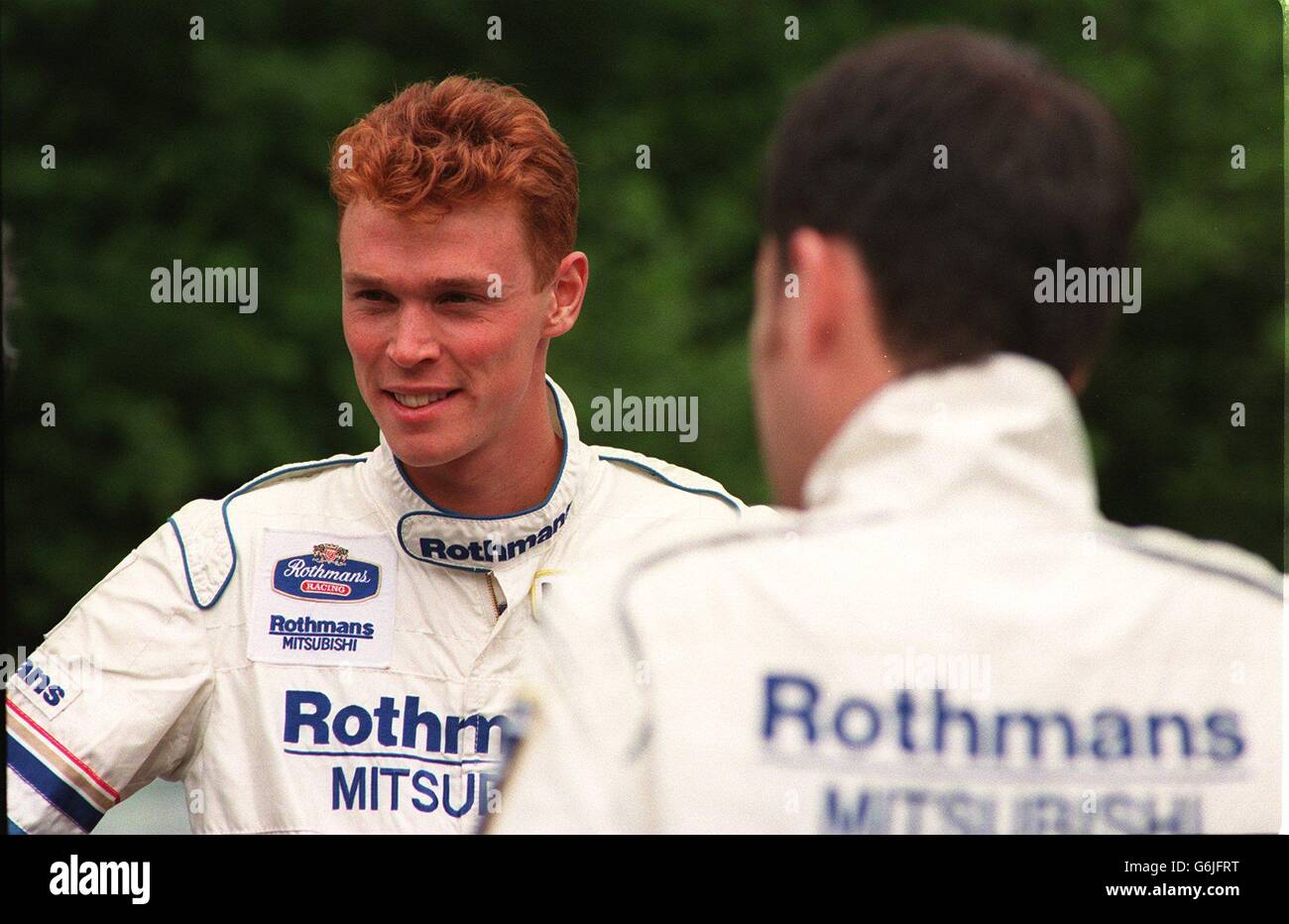 Richard Burns, Rothmans Mitsubishi Rally Team Stock Photo - Alamy