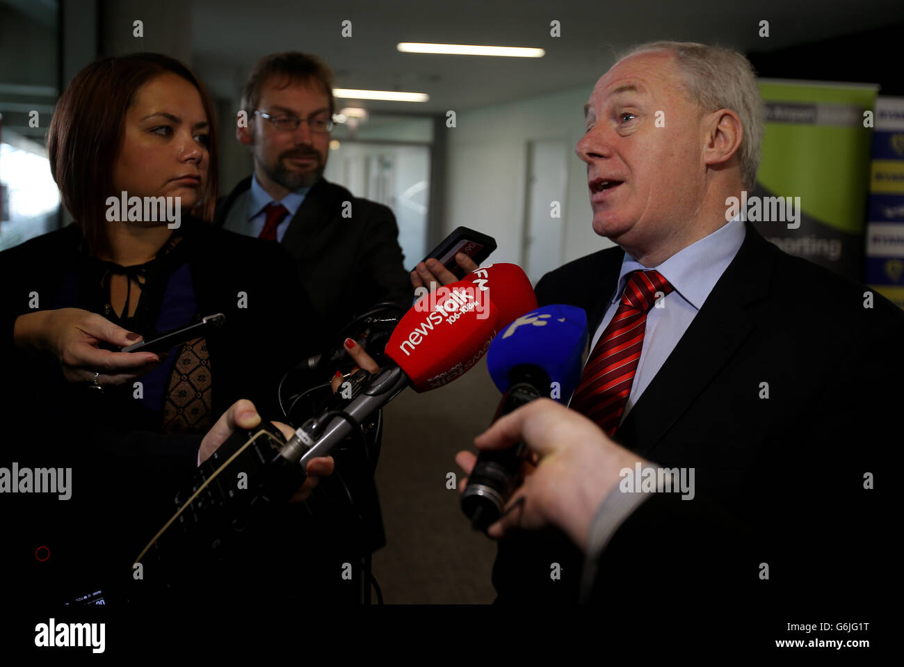 Minister of State for Tourism and Sport Michael Ring speaking at an ...